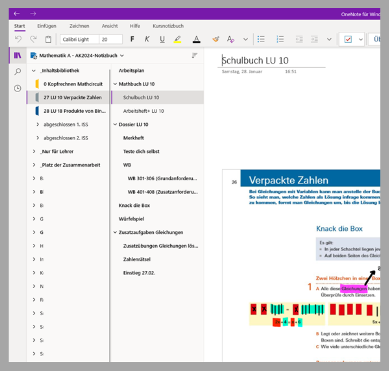 SFA Unterrichten mit OneNote Classroom – SITAS